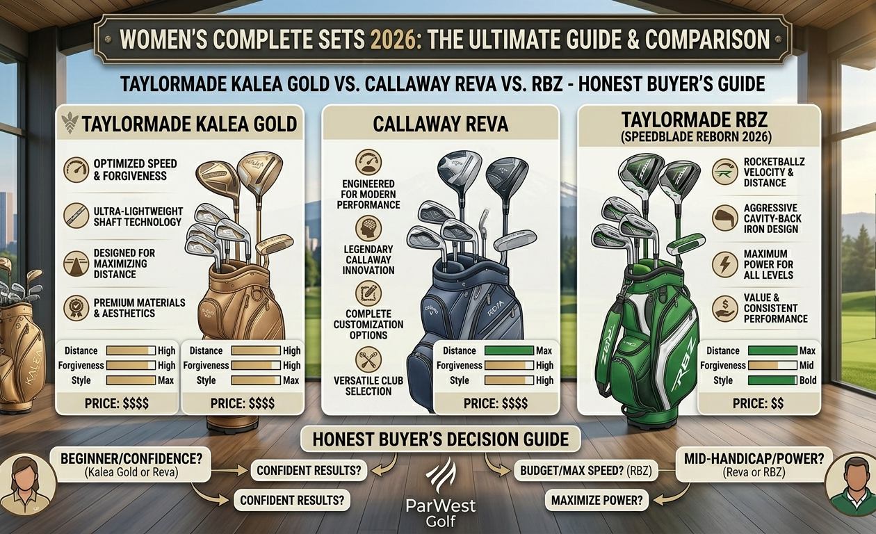 Women's Complete Golf Sets 2026: Kalea Gold vs Reva vs RBZ